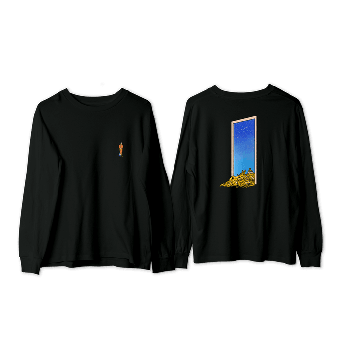 Merch - Cory Wong - Album Long Sleeve T-Shirt (Black) - Diggers Factory