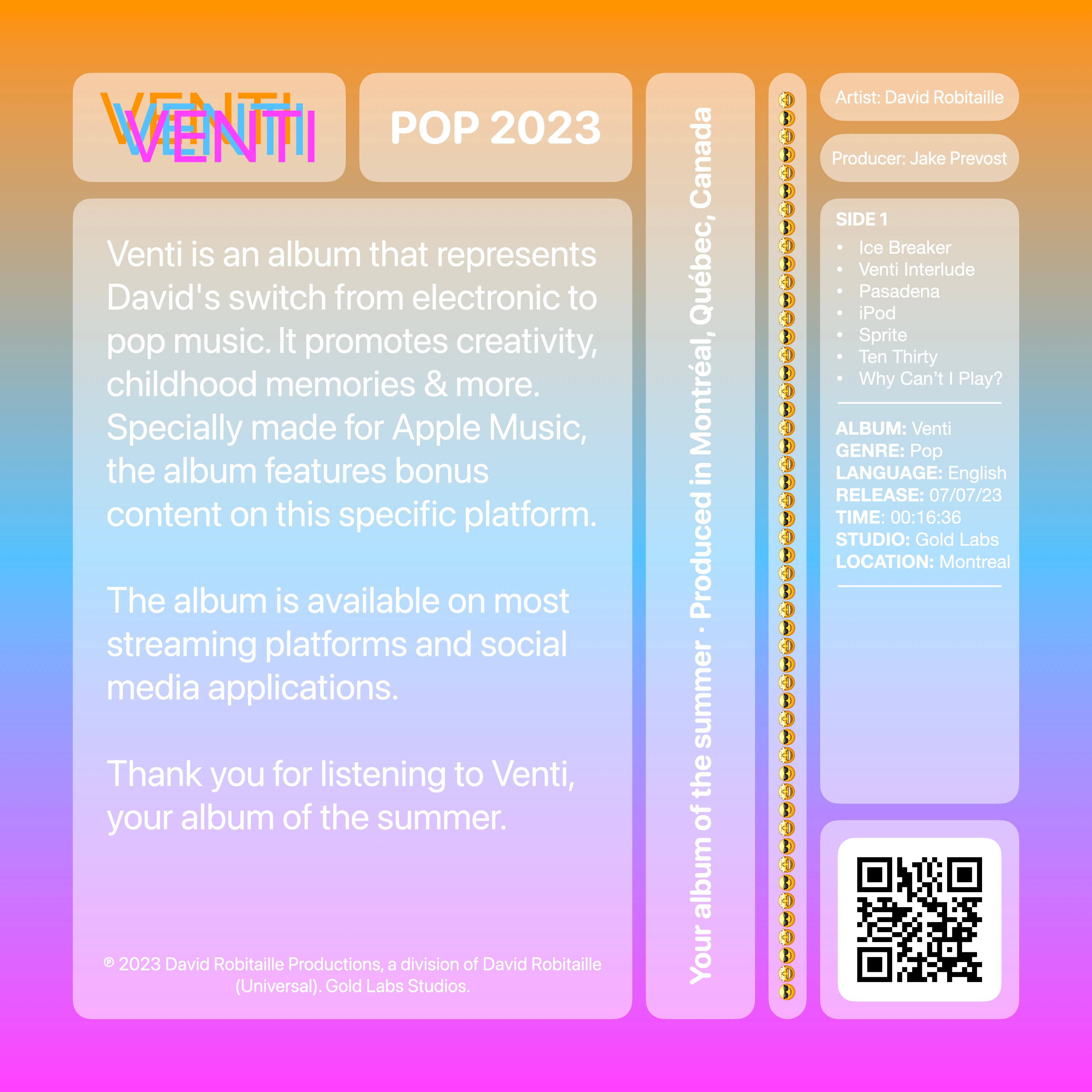 David Robitaille - Venti - Diggers Factory