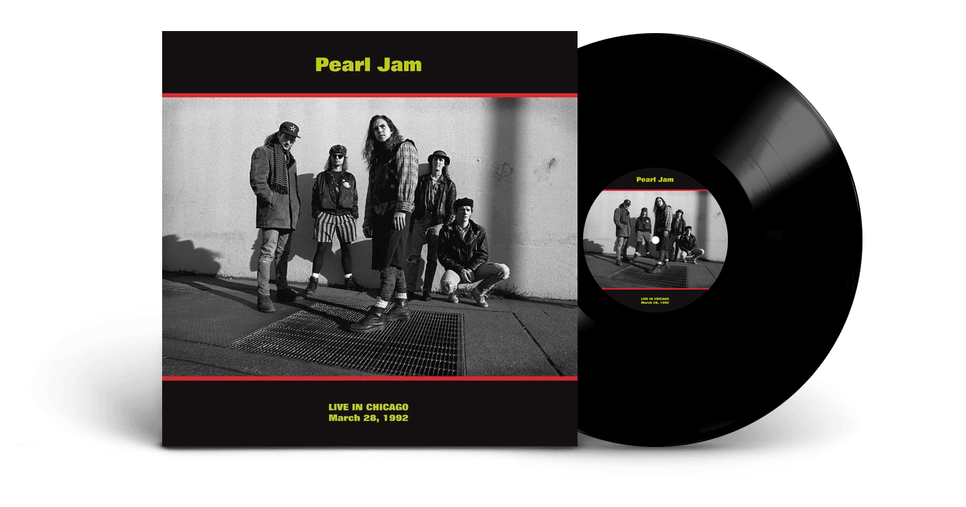 Vinyl - Pearl Jam - Chicago 3/28/92 (Red Vinyl) - Diggers Factory