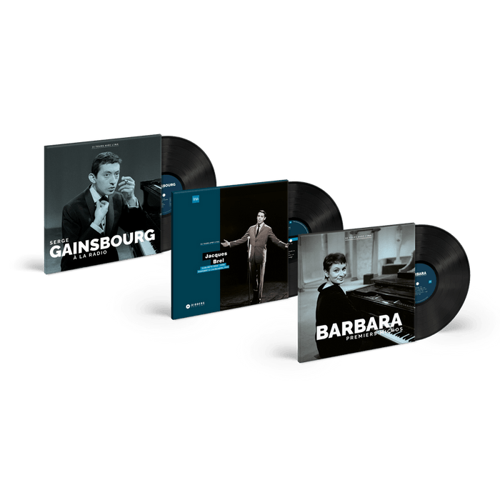 Vinyl - Bundle INA - Jacques Brel, Serge Gainsourg & Barbara - Diggers ...